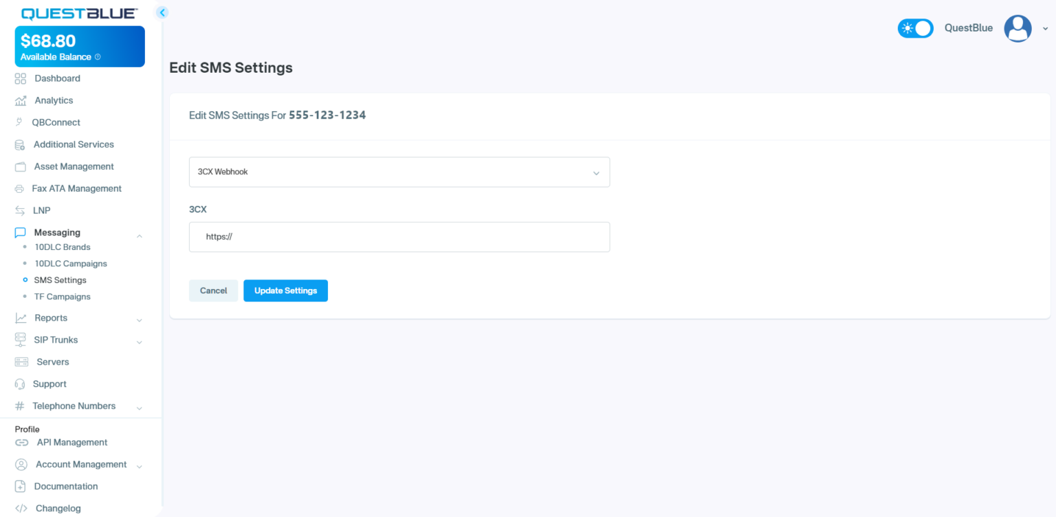 3CX QuestBlue Integration - QuestBlue.com